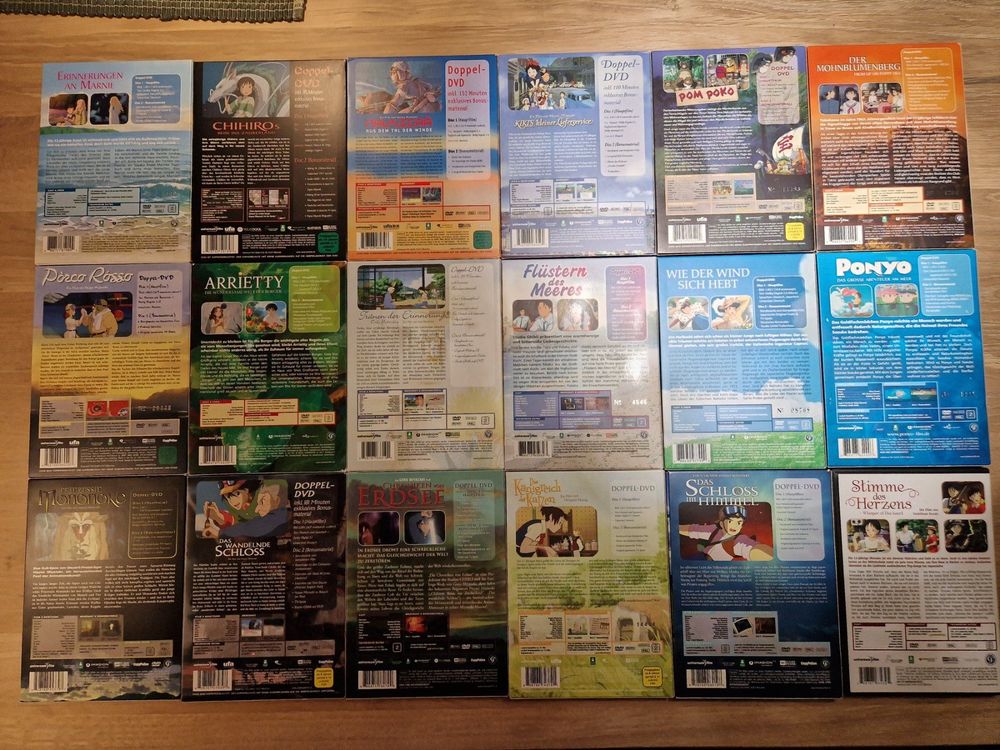 Studio Ghibli - DVD (Gebraucht) in Fislisbach für CHF 212 – mit ...