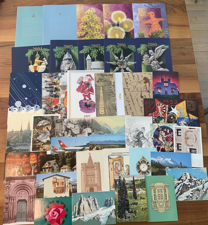 Kompletter Satz PTT Weihnachts-/Neujahrswünsche 1971-2010 ! | Kaufen auf Ricardo