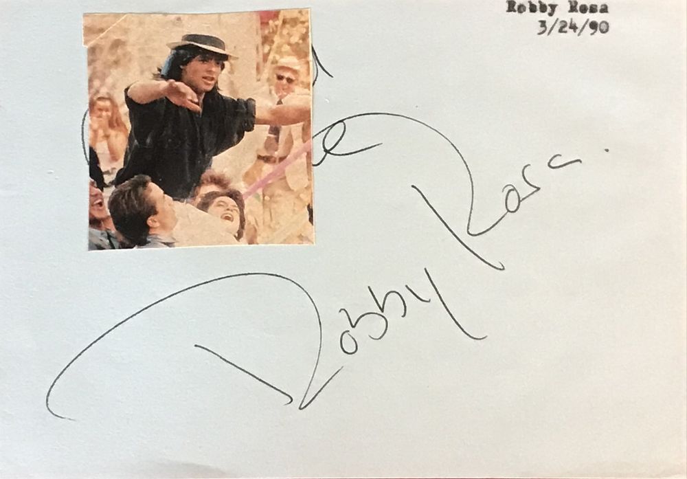 Robby Rosa Autogramm signiert Karte m.Bild 10x15cm | Kaufen auf Ricardo