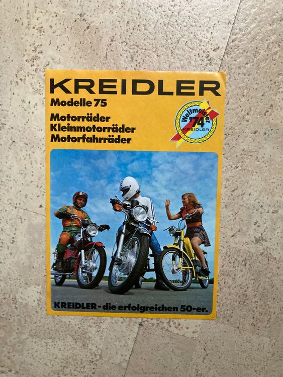 Kreidler Modelle 1975 (Gebraucht) in Filzbach für CHF 25 – mit Lieferung auf Ricardo kaufen