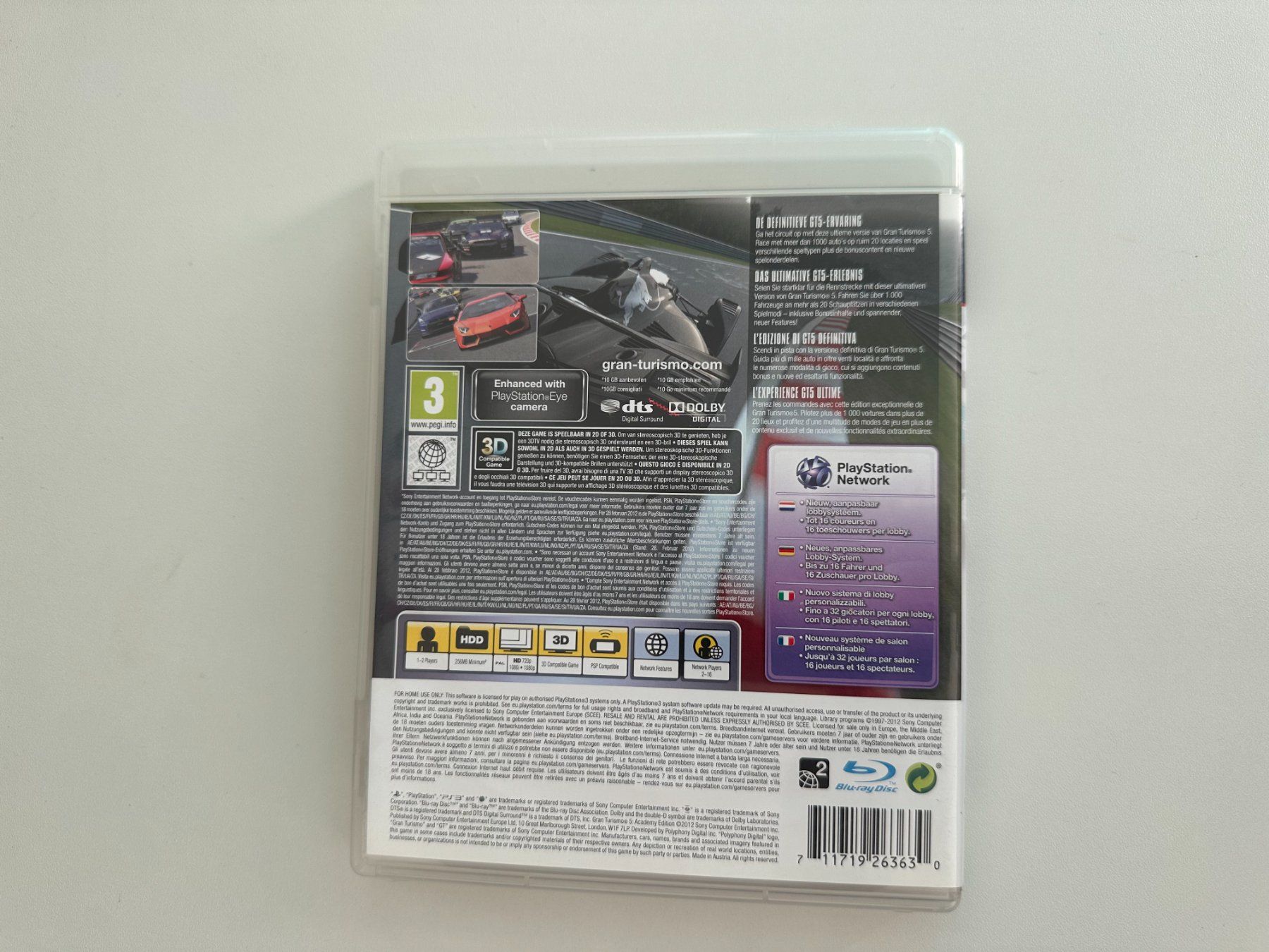 Gran Turismo 5: Academy Edition, Sony Playstation 3, PS3 (Gebraucht) in ...