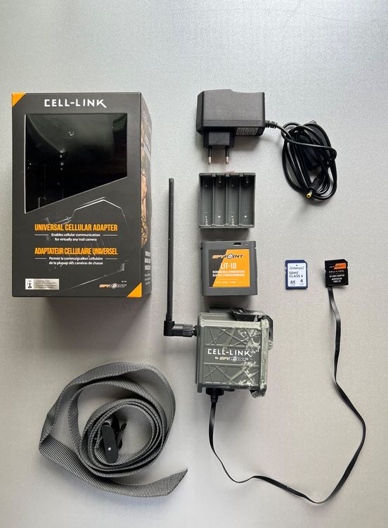 Wildkamera Mobile-Adapter Spypoint CELL-LINK + Akku LIT-10 (Gebraucht ...