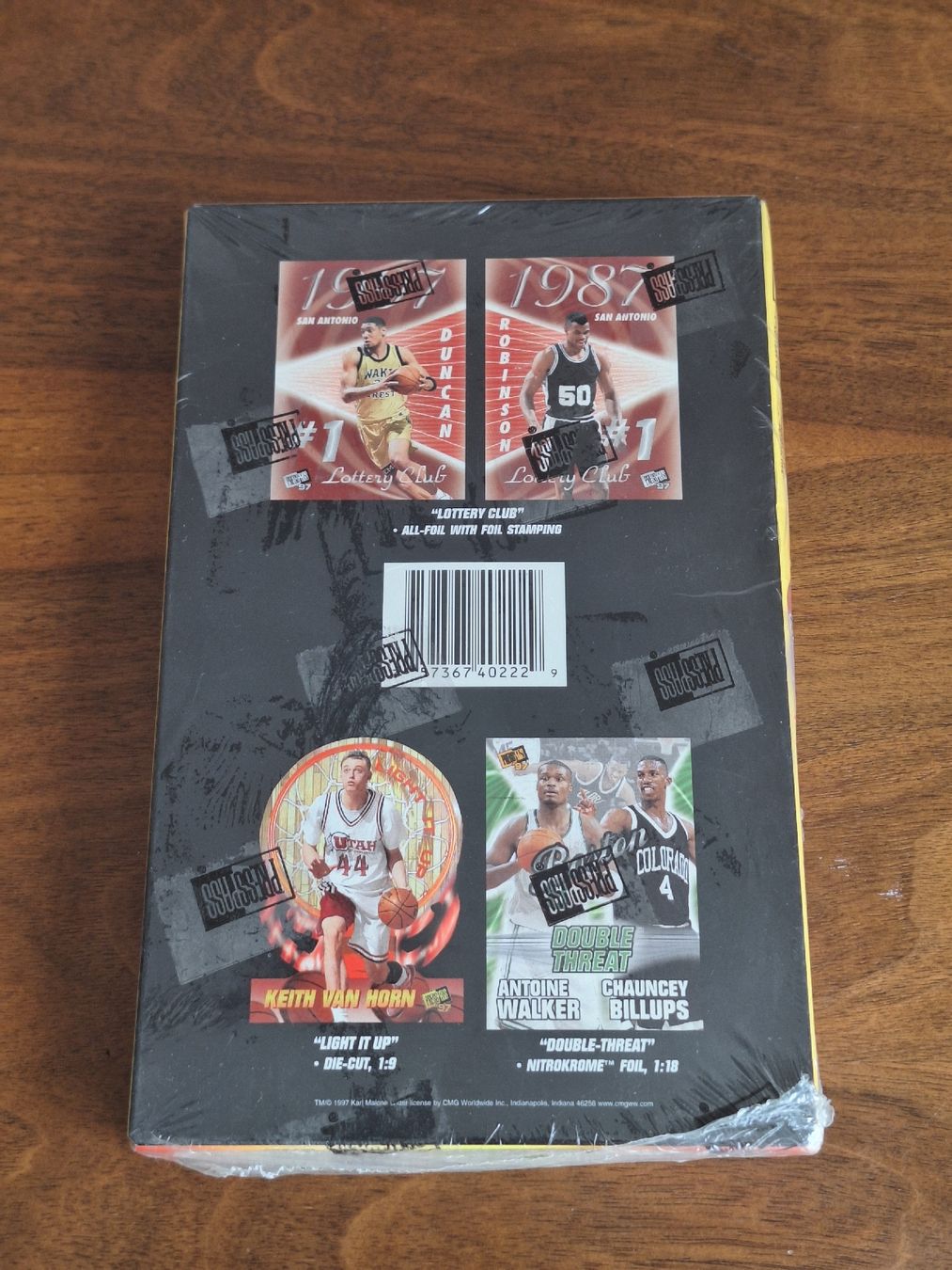 Seltenes NBA 97' Double Threat Basketball Display Sealed Neu (Neu und ...