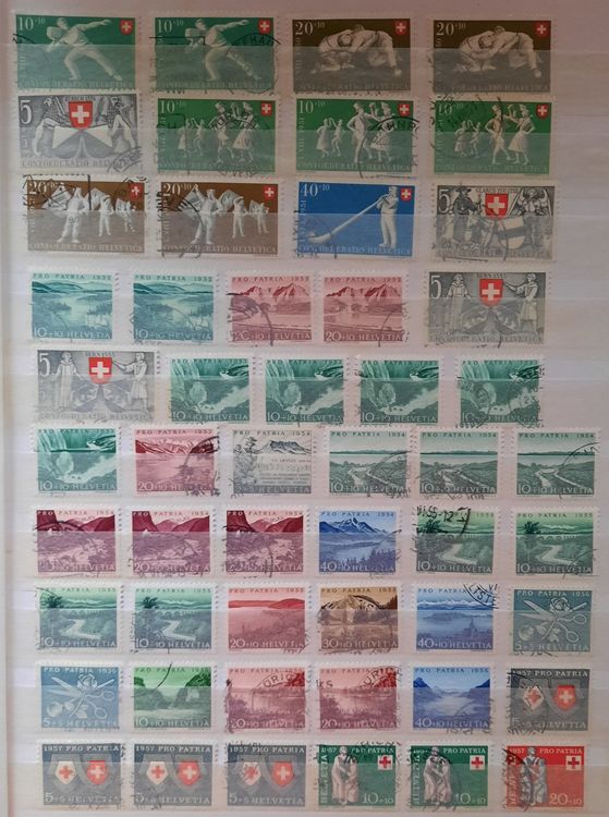 Album Pro Patria 1938 - 1990 Restposten (Gebraucht) in Wolfhausen für CHF 1.1 – mit Lieferung ...