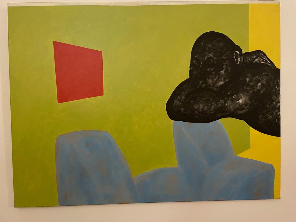 Gemälde "Le regard après" von Daniel Garbade / 130x98 cm (Gebraucht) in ...