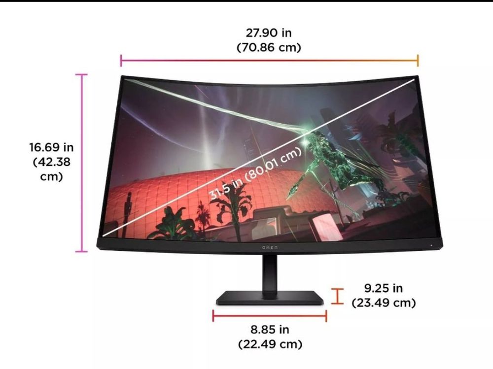 Omen by HP 32-Zoll Curved Monitor - Top Zustand! (Gebraucht) in Sursee ...
