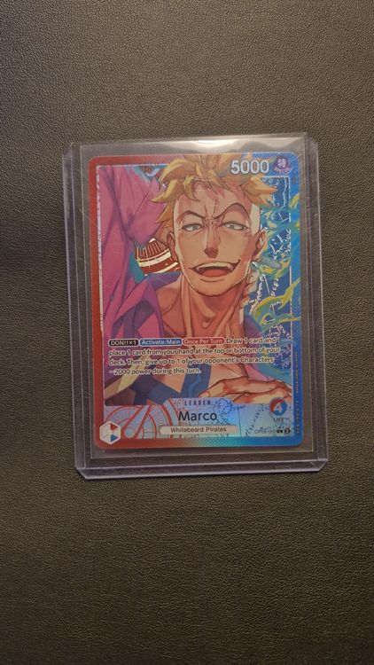 One Piece TCG Marco Alt Art Leader OP08 | Kaufen auf Ricardo