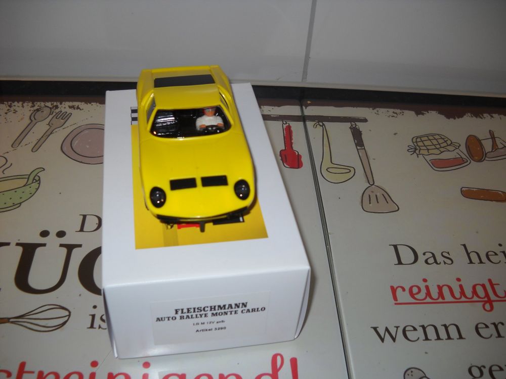 Fleischmann Rallye Monte Carlo LB M12V gelb 1/32 Top (Neu und ...