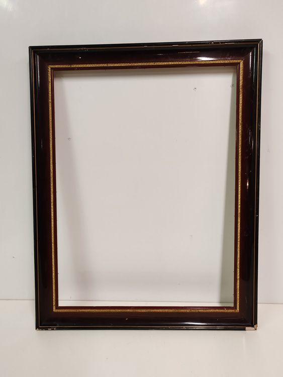 Antiker Bilderrahmen aus Holz 44.5 x 58.5 cm | Kaufen auf Ricardo