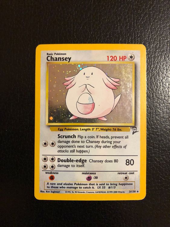 Base Set 2 Chansey Holo 3/130 Ab 1 | Kaufen auf Ricardo