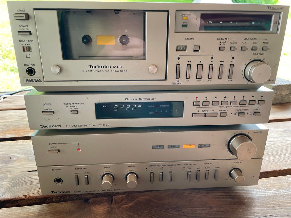 Technics RS M02 Stereo (amplifier-tuner-tape) (Gebraucht) in Courfaivre ...