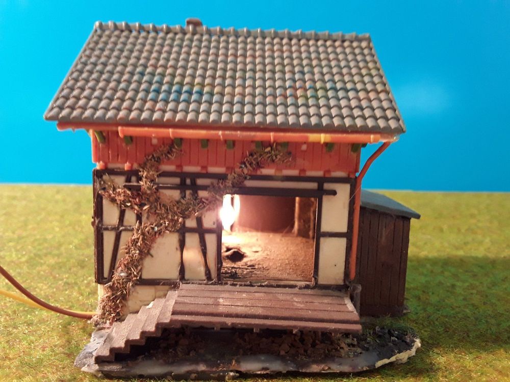 Modelleisenbahn _ FALLER 156 _ alter Güterschuppen _ Spur H0 | Kaufen ...