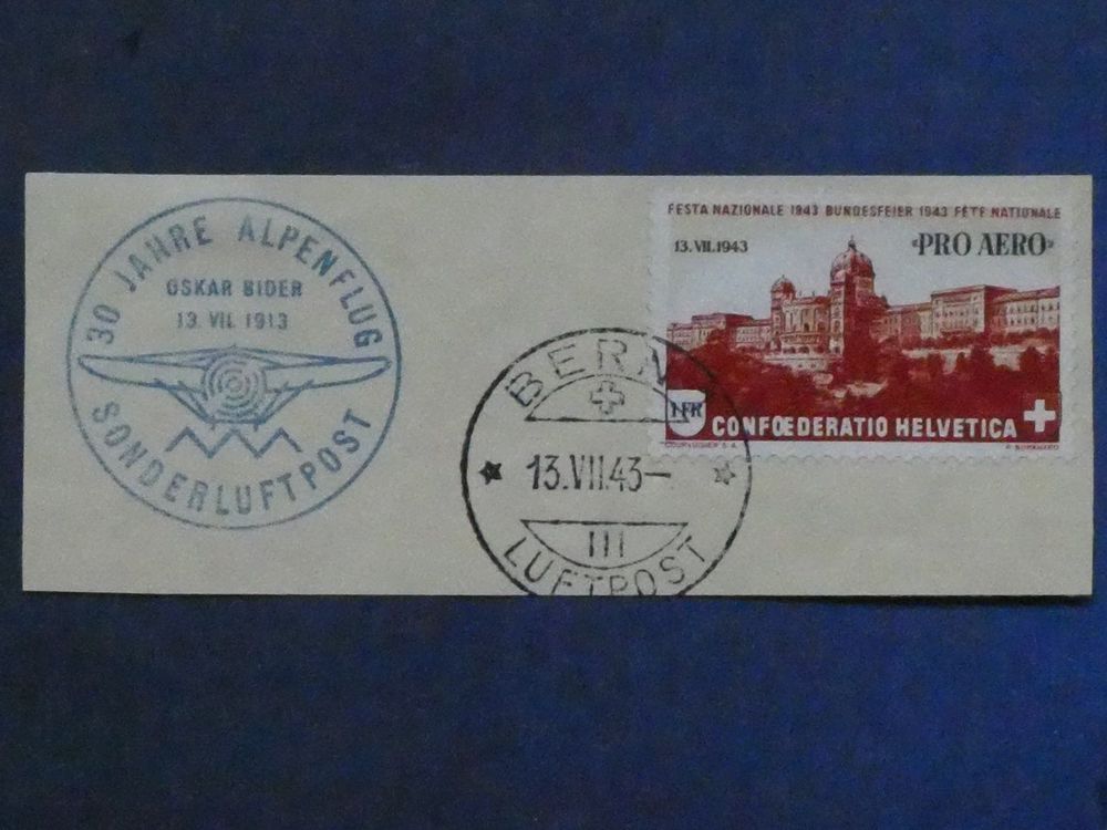 CH Flugpost 1943 Nr. F36 BERN 13.VII.43 | Kaufen auf Ricardo