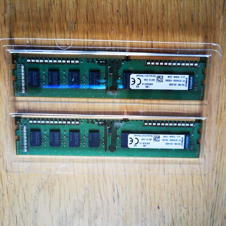 2 mal 4 GB KVR DDR3 RAM Module für Desktop (Gebraucht) in Dürrenroth ...