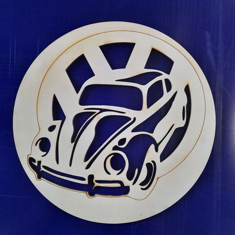VW Käfer Logo Garagenbild Deko Schild (Neu (gemäss Beschreibung)) in ...