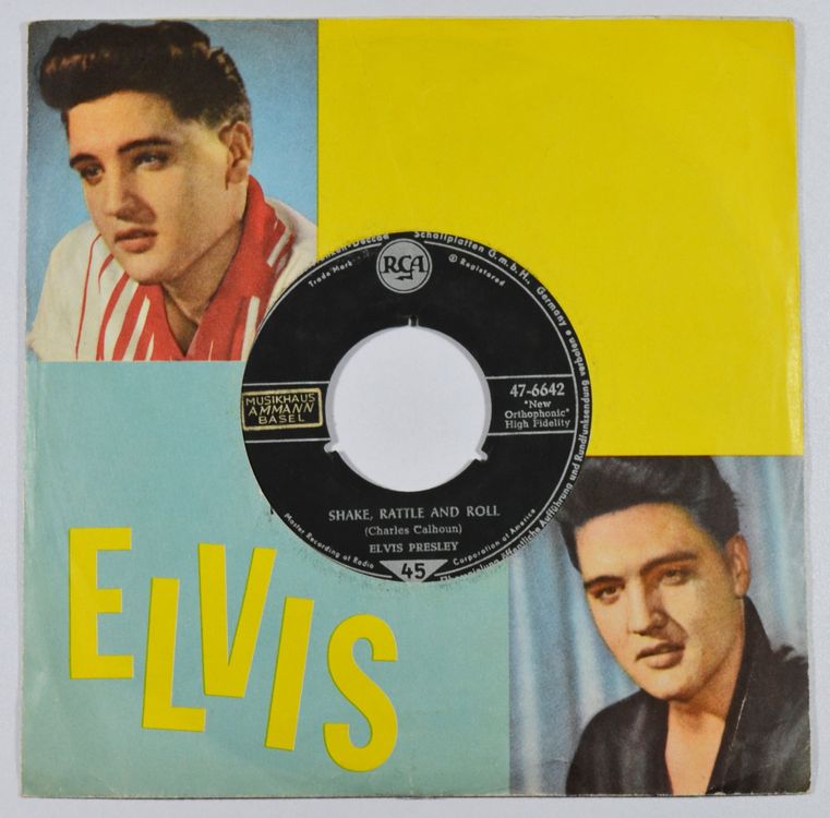EP: ELVIS PRESLEY - Shake Rattle and Roll/Lawdy, Miss Clawdy (Gebraucht ...