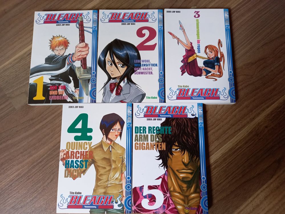 Bleach Bände 1-5 (Neu (gemäss Beschreibung)) in Niederlenz für CHF 13 ...