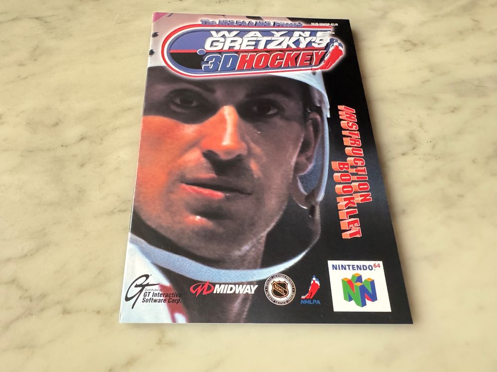 ANLEITUNG FÜR WAYNE GRETZKYS 3D HOCKEY NINTENDO 64 (Gebraucht) in ...