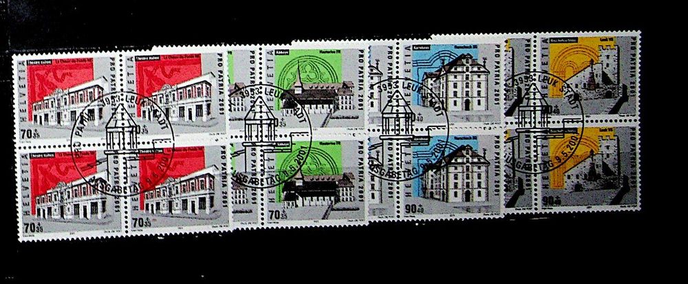 PRO PATRIA SÉRIE OBLITÉRÉE ET BLOCS 4 2001 SBk 20.00 /M516 | Kaufen auf Ricardo