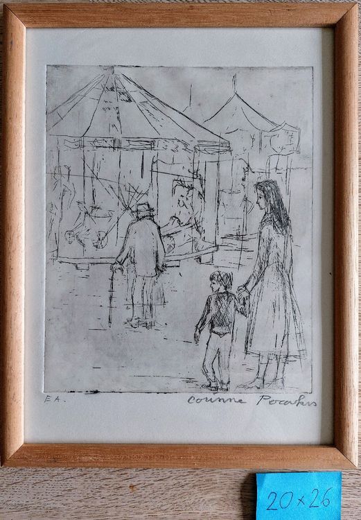 gravure eau forte de Corinne Perakis (Gebraucht) in Villeneuve FR für ...