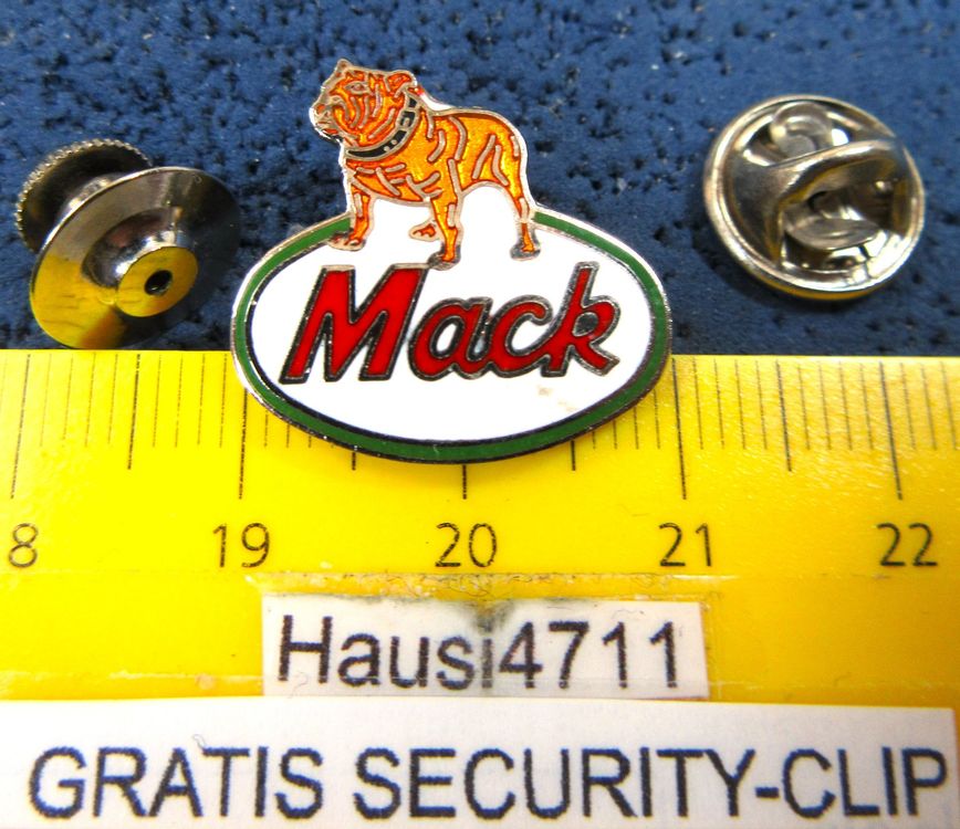 MACK US-TRUCK BULLDOG LOGO ENAMEL PIN TOP-QUALITÄT 20MM | Kaufen auf ...