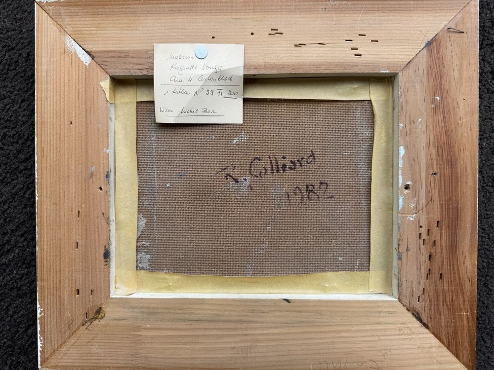 Huile du peintre Roland Colliard 1982 (Gebraucht) in Cressier NE für ...