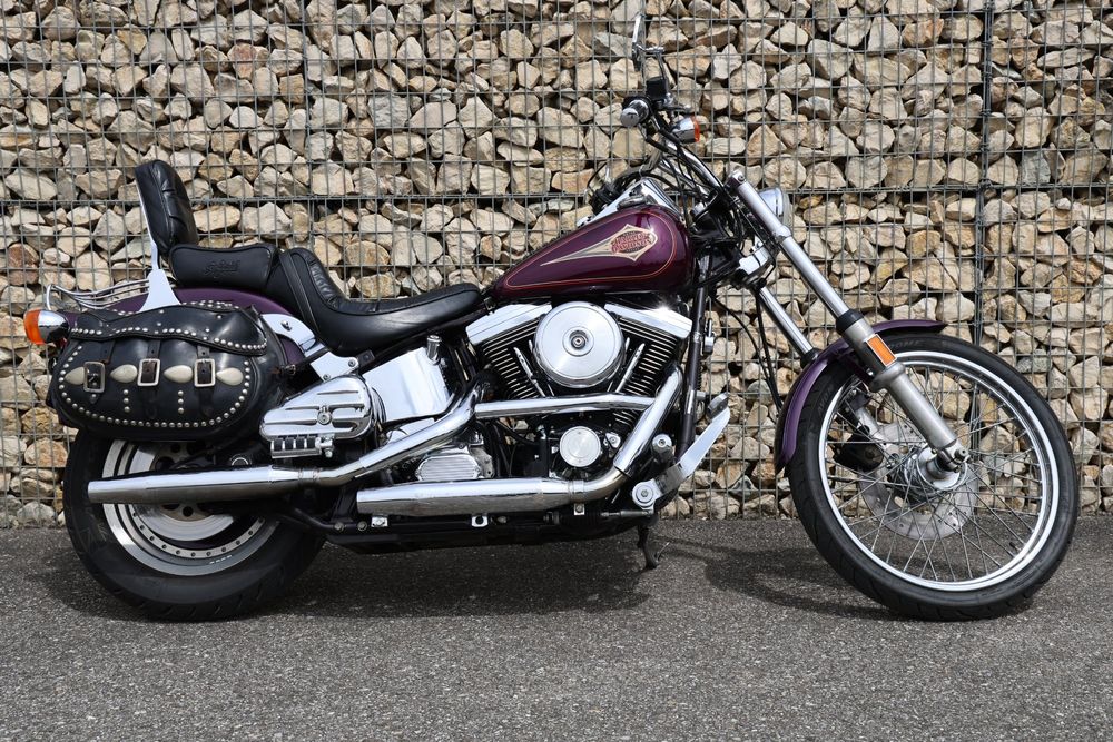 Harley Davidson FXST Cust. Softail 35kW violett Lenker 750mm | Kaufen auf Ricardo