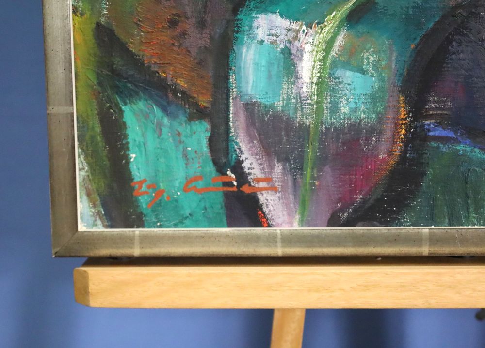 Eugen Ammann 1882-1978, Gemälde, Blumenstillleben, signiert | Kaufen auf Ricardo