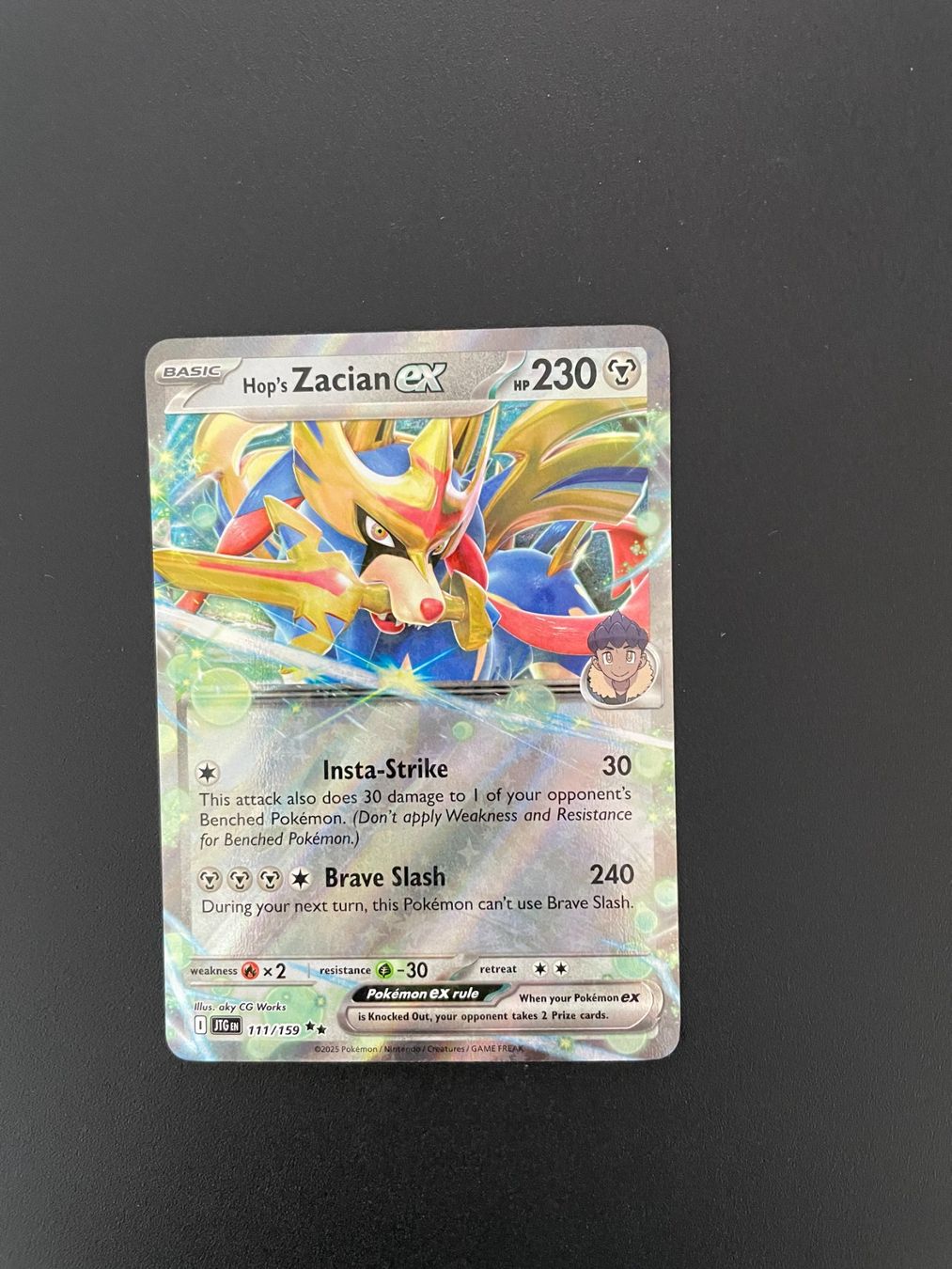 Pokémon Journey Together Hop's Zacian Ex 111/159 ab 1 (Gebraucht) in Zürich für CHF 1 – mit ...