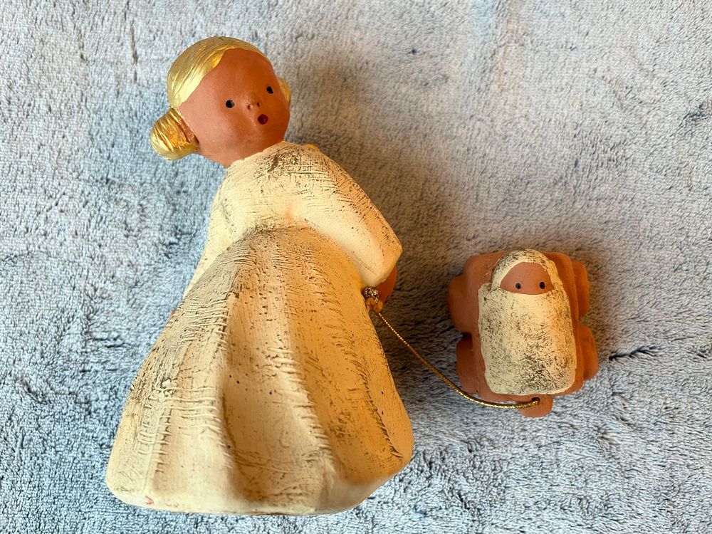 Engel mit Wagen, Weihnachtsdeko (Original Singer Engel) (Gebraucht) in ...