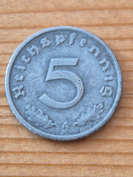 DE-5 Reichspfennig 1941 A Zustand gemäss Bilder (Gebraucht) in Oberuzwil für CHF 1 – mit ...