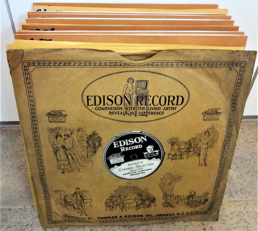 20 Edison Diamond Disc Schellackplatten (Gebraucht) in Hemishofen für ...