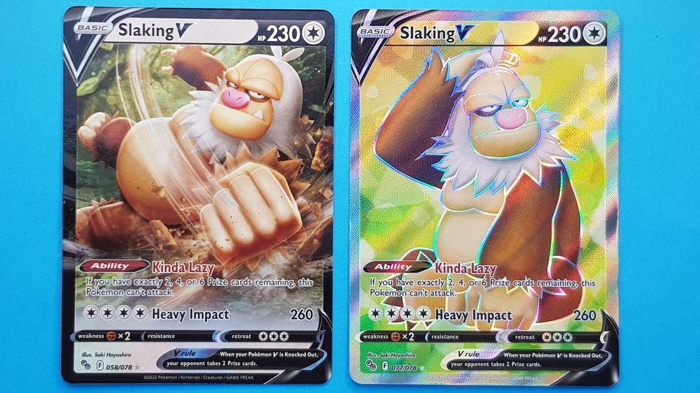 Slaking V + Slaking V Full Art - Pokémon GO - EN (Gebraucht) in ...