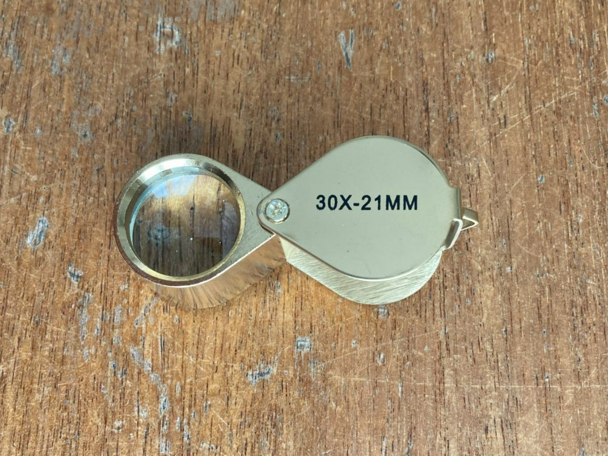 Lupe 30X 21mm goldig NEU (Neu und originalverpackt) in Widnau für CHF 6 ...