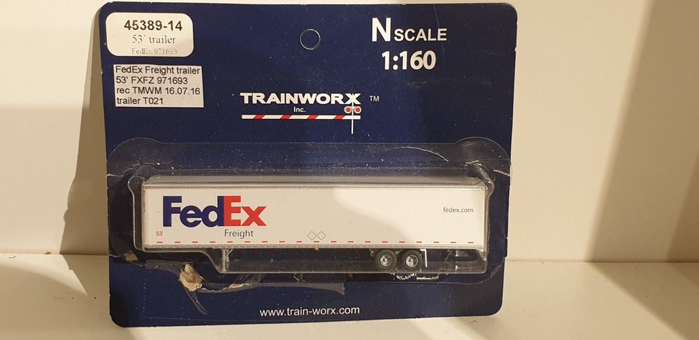 Trainworx Trailer Fedex Spur N | Kaufen auf Ricardo