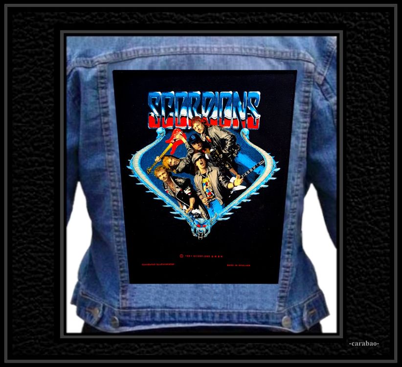 Rücken-Aufnäher *Scorpions* / Original Back Patch (Neu (gemäss ...