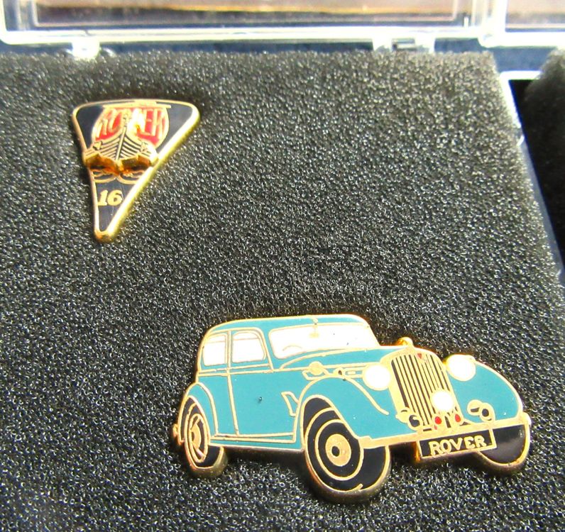 ROVER AUTO-SET IN BOX 20x8x2cm 6PINS ENAMEL IN 3GIFT-BOXES (Gebraucht ...
