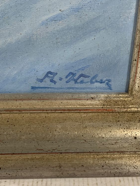 August Weber (1898-1957) Winterlandschaft Gemälde | Kaufen auf Ricardo