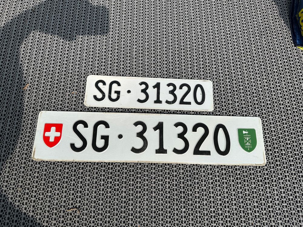 SG Kennzeichen SG 31320 (Gebraucht) in Wittenbach für CHF 1200 – mit ...