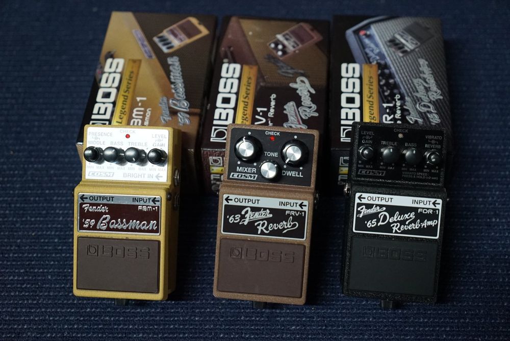 Boss Pedals 59 Bassman ,65 Deluxe, 63 Reverb neuwertig (Gebraucht) in ...