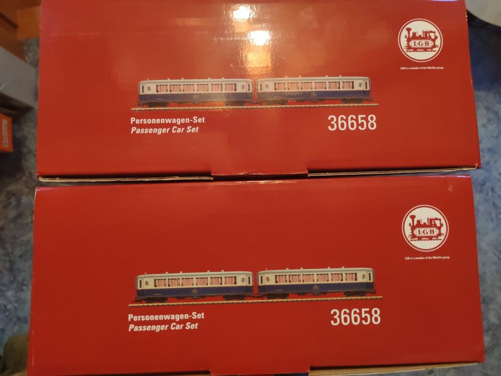 LGB 36658 RhB Pullman Express Personenwagen, drei Wagen | Kaufen auf ...