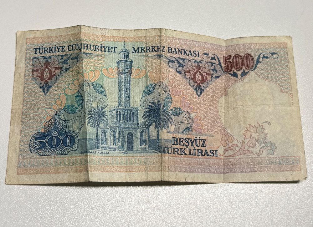 Ancien billet de 500 livres turques (D'occasion) à Denges pour CHF 1 ...
