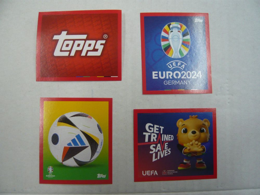 UEFA EURO 2024 TOPPS 4 STICKER | Kaufen auf Ricardo