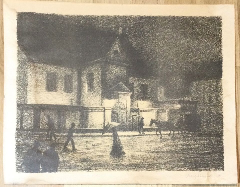 Moritz KALAND (1869-1947) Lithographie Handsigniert (Gebraucht) in Root ...