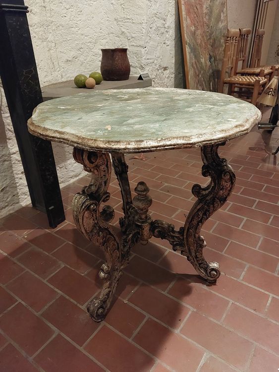 Antiker runder Tisch um 1900 | Kaufen auf Ricardo