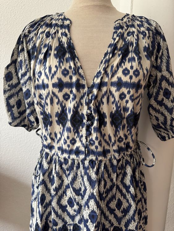 Robe Sézane imprimé bohème, taille 34 (large), coton (Neu (gemäss ...