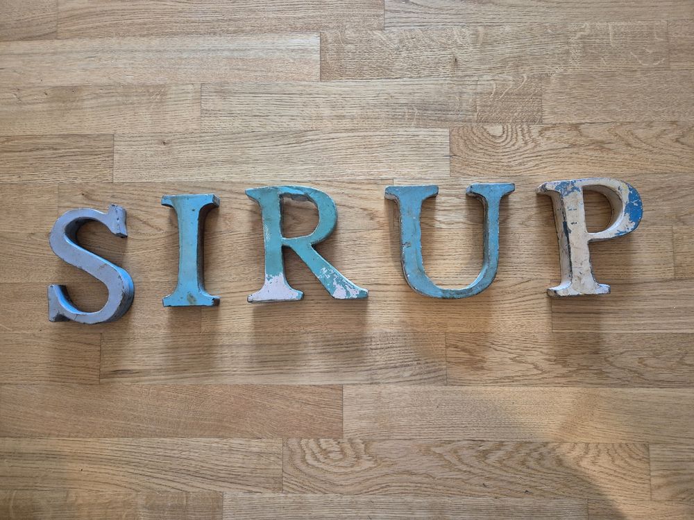 Vintage Deko Buchstaben "SIRUP" Shabby Chic Style | Kaufen auf Ricardo