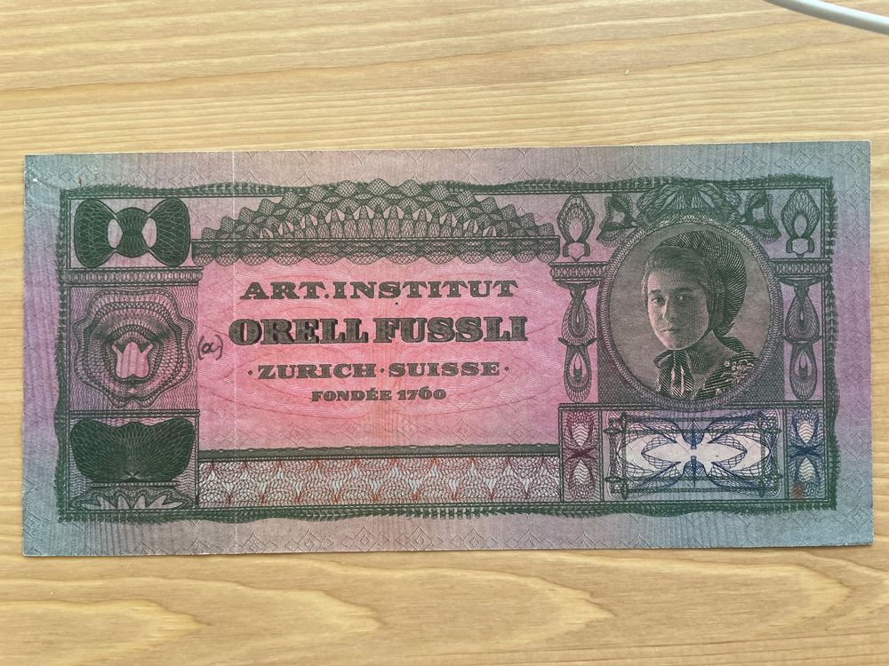 Orell Fussli Specimen billet 100 (Neu (gemäss Beschreibung)) in Le ...