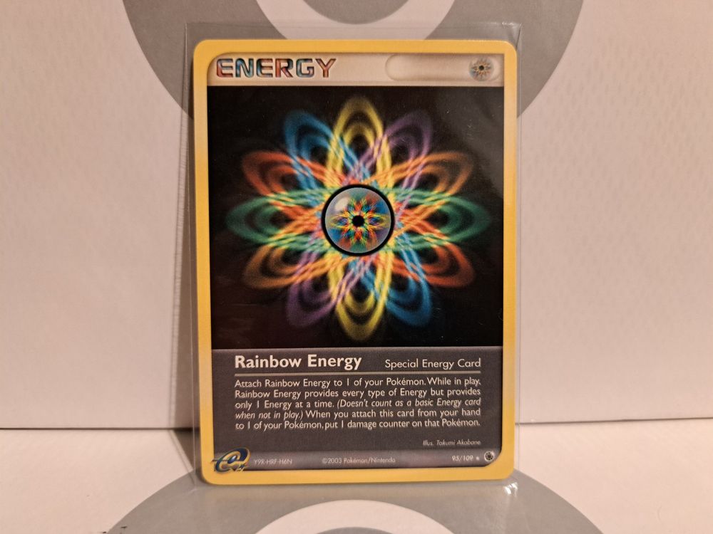 RAINBOW ENERGY POKEMON KARTE EX ERA 2003 (Gebraucht) in Uerzlikon für ...
