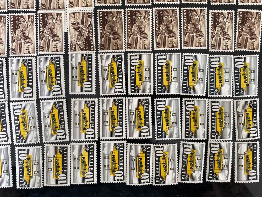 Alte Frankaturware Schweiz 18.90Fr Nr 210 276 252 278 310 ** (Neu (gemäss Beschreibung)) in Wil ...